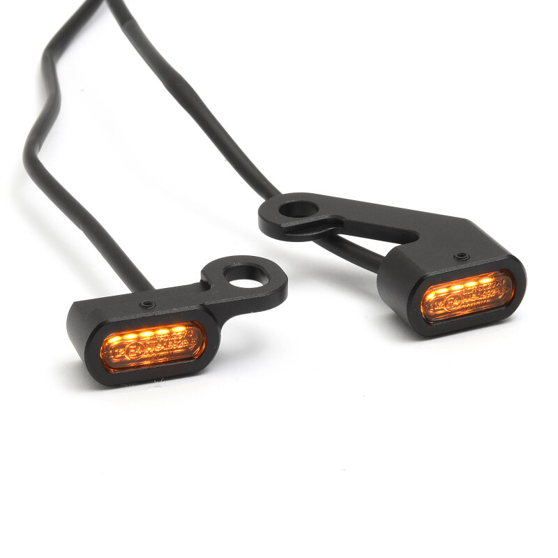 Mini LED turn signals for handlebar switch Softail 2015 up, E-Glide F ...