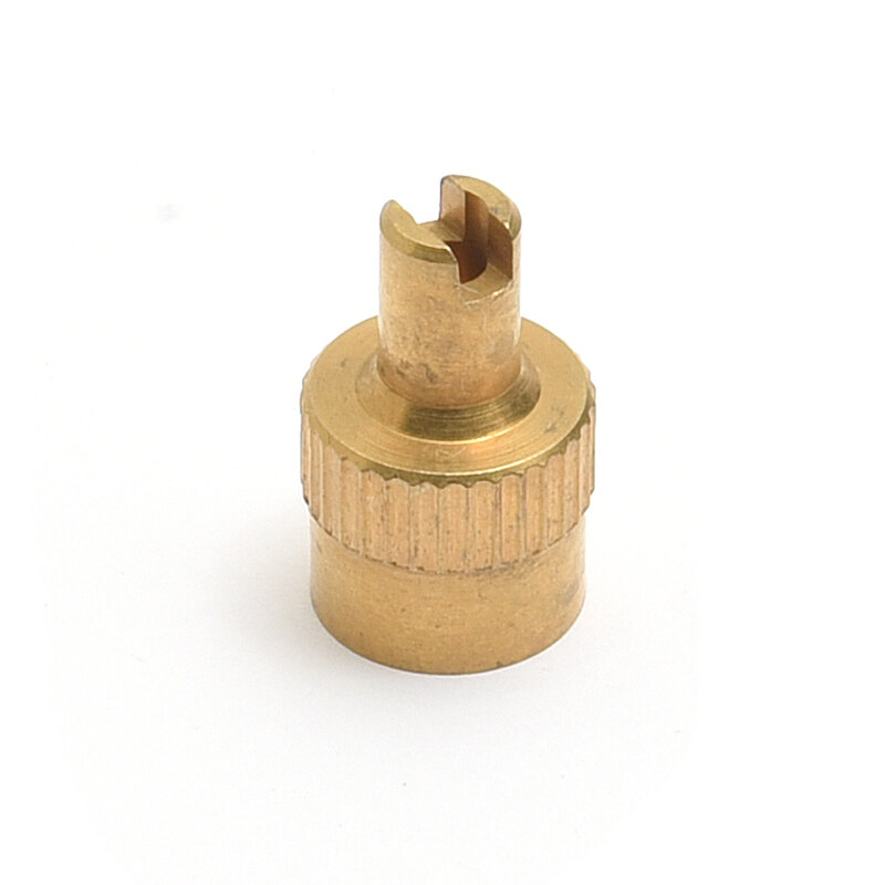 Brass valve cap with valve insert screwdriver, 2,49