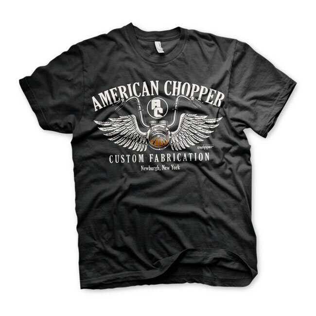 American Chopper "Handlebars & Wings" T-shirt black, 24,95